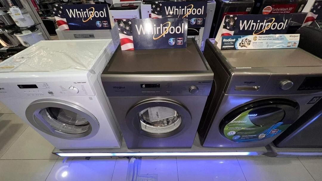 WHIRLPOOL FRONTLOAD FULLY AUTOMATIC WASHING MACHINE (INVERTER TYPE), TV ...