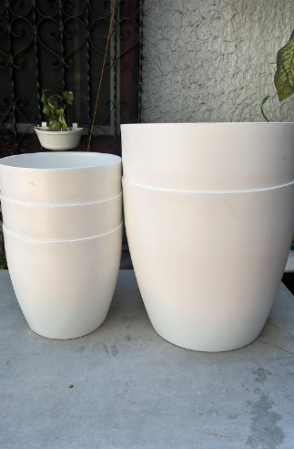 WHITE PEARL POTS FOR PLANTERS - To Pandacan Manila, Furniture & Home ...