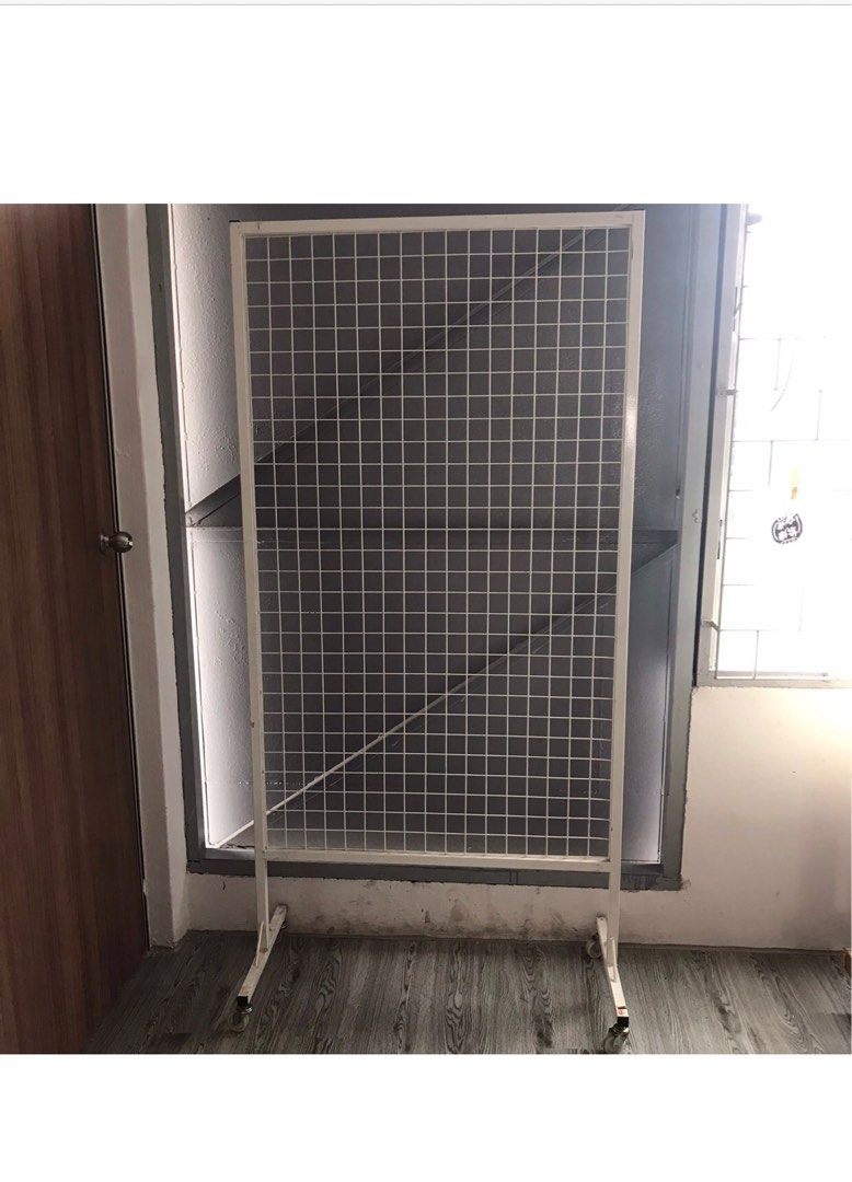 CLEARANCE White Wire Mesh Racks / Retail Shop Display Racks (2 for $50 ...