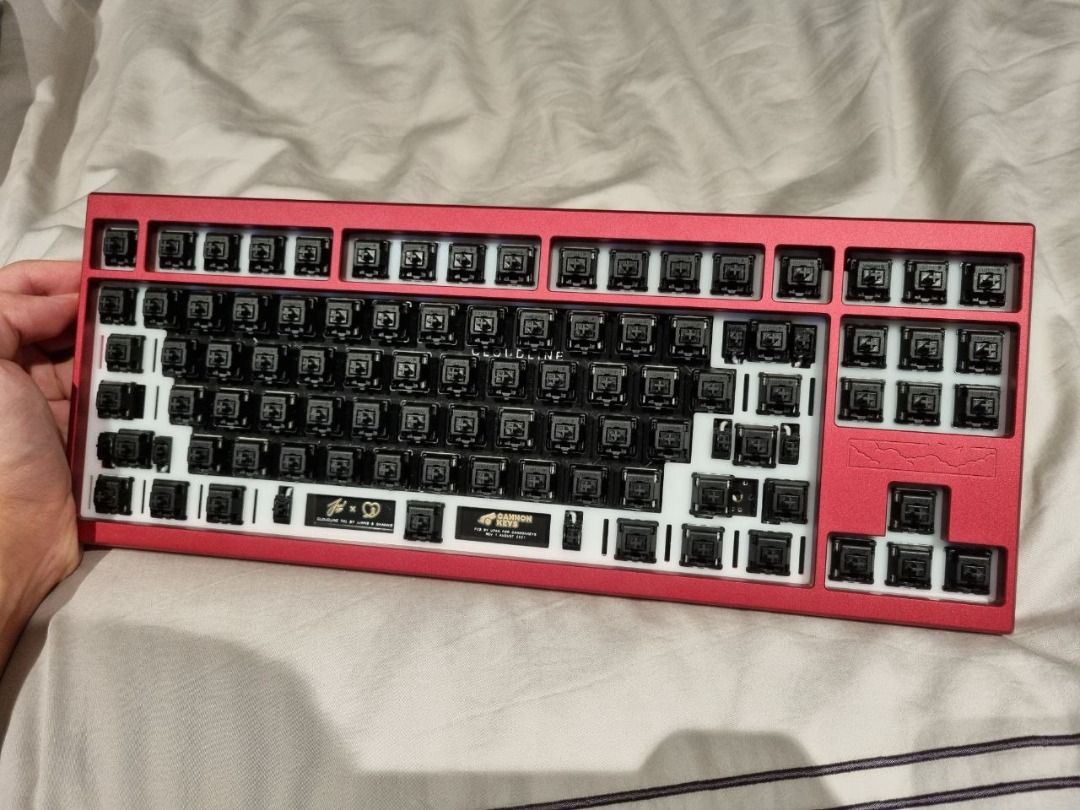 WK Red Cloudline Keyboard, Computers & Tech, Parts & Accessories ...