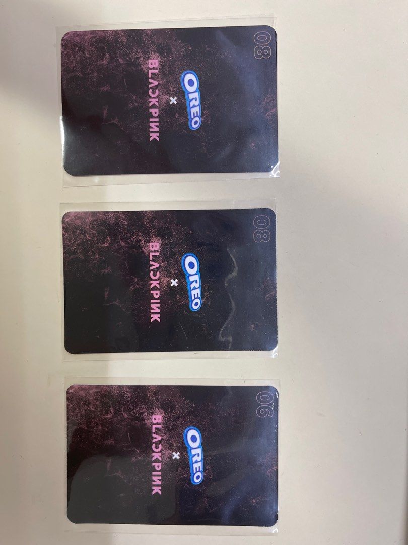 wts blackpink oreo photocards, Hobbies & Toys, Memorabilia ...