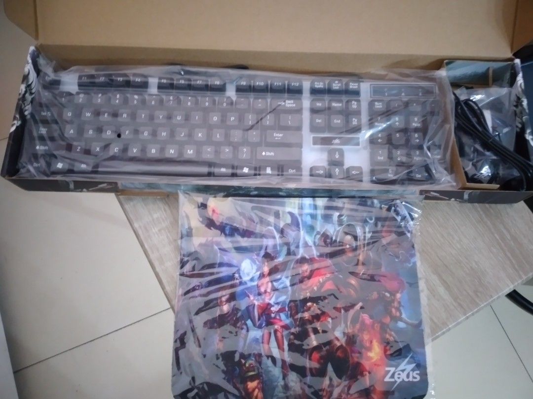 ZEUS KEYBOARD AND MOUSE K001, Computers & Tech, Parts & Accessories ...