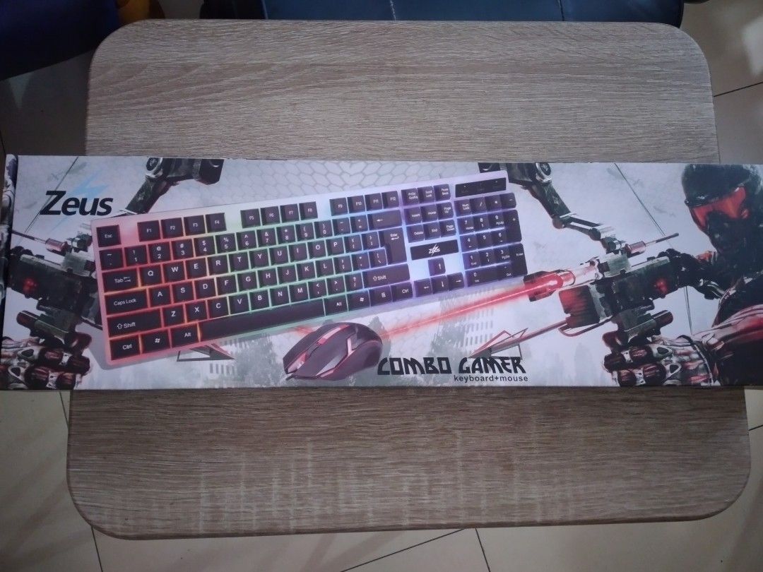 ZEUS KEYBOARD AND MOUSE K001, Computers & Tech, Parts & Accessories ...