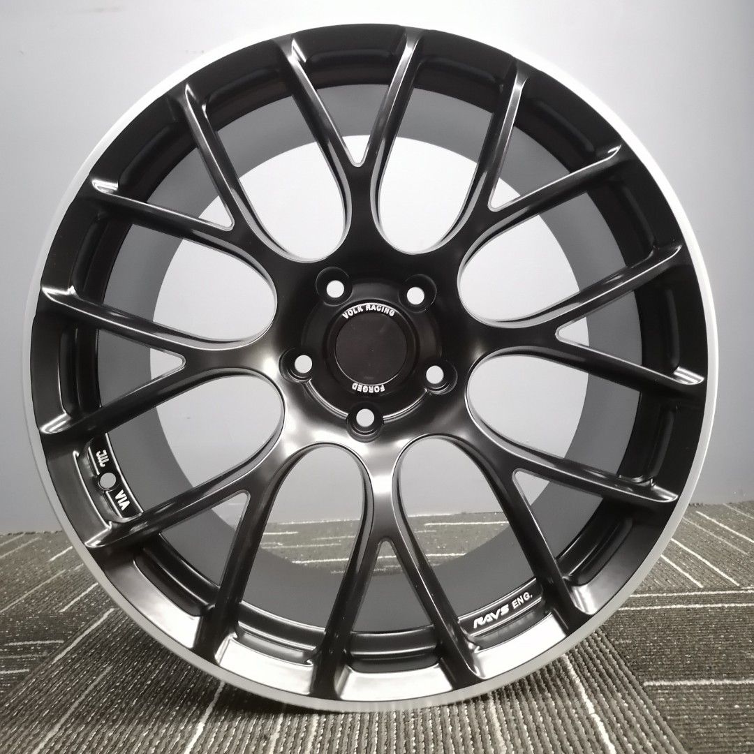 19 Volk Racing Design Staggered Sport Rim 5x120 Car Accessories