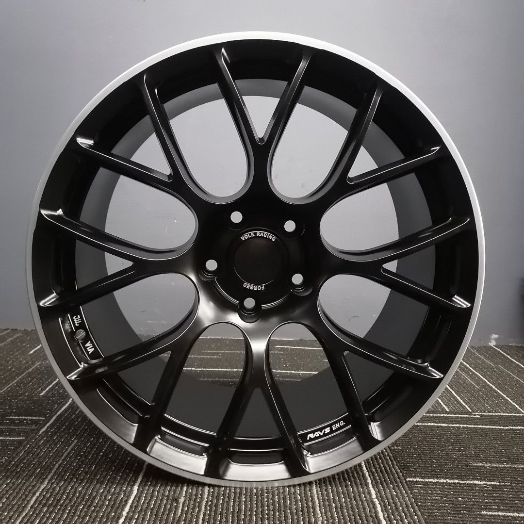 19 Volk Racing Design Staggered Sport Rim 5x120 Car Accessories