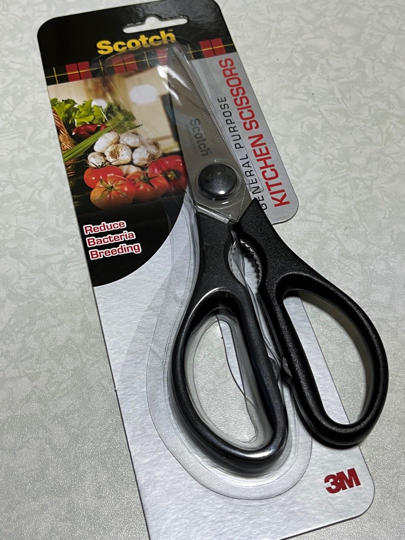 3M Scotch Kitchen Scissors, Furniture & Home Living, Kitchenware ...