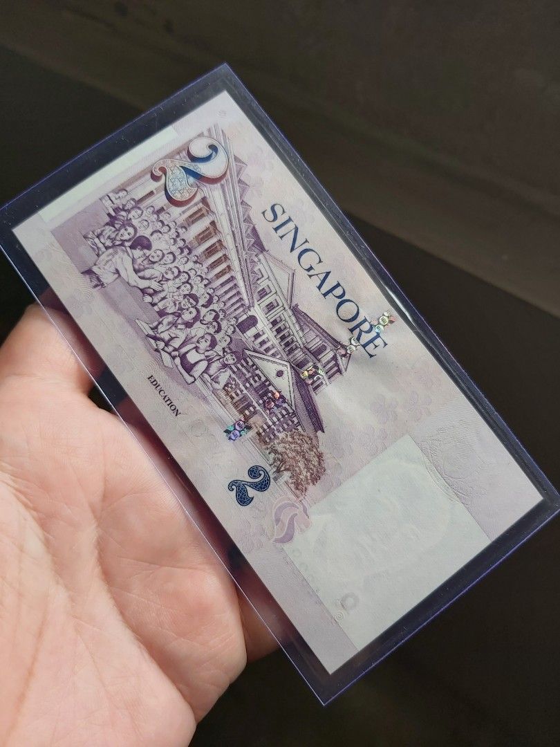 4282822 Y2K millennium $2 Singapore currency 2 dollars portrait paper ...