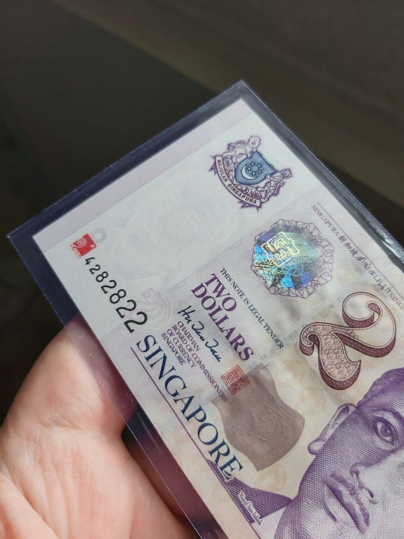 4282822 Y2K millennium $2 Singapore currency 2 dollars portrait paper ...