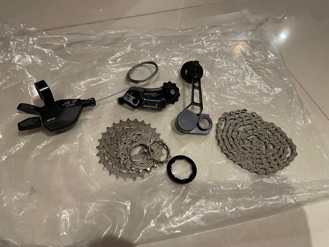 7 speed shifter set with cassette and chain, Sports Equipment, Bicycles ...