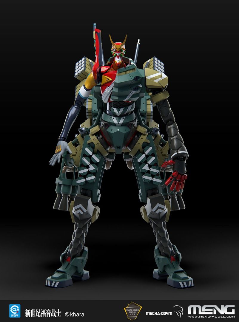 [ PRE ORDER / 預訂 ] MENG 正版授權 MECHA-004M 新世紀福音戰士 EVA新2號機α 純色版 組裝模型, 預購 ...