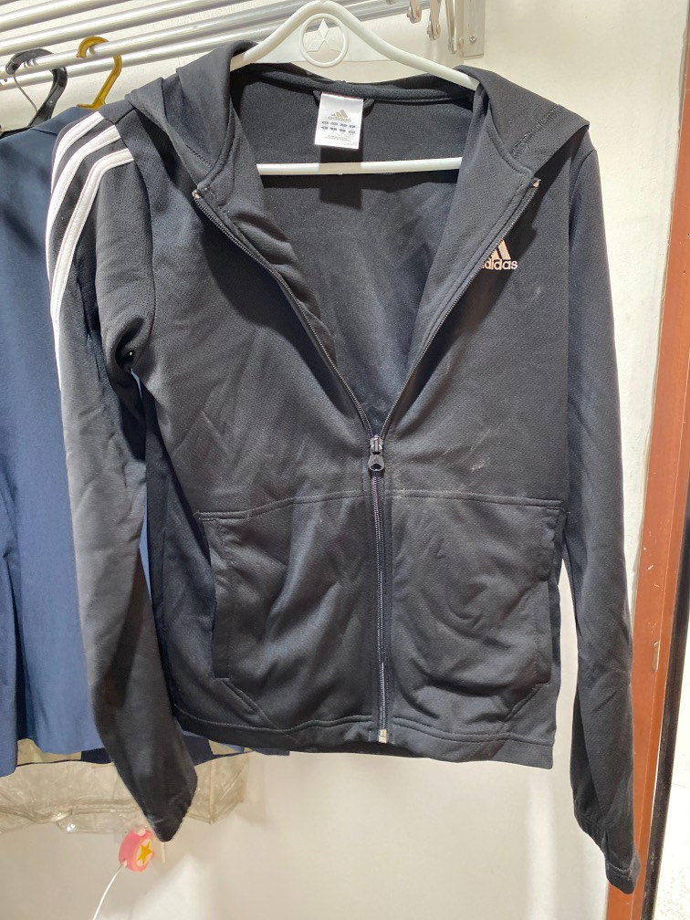 Adidas jacket black, Women's Fashion, Coats, Jackets and Outerwear on ...