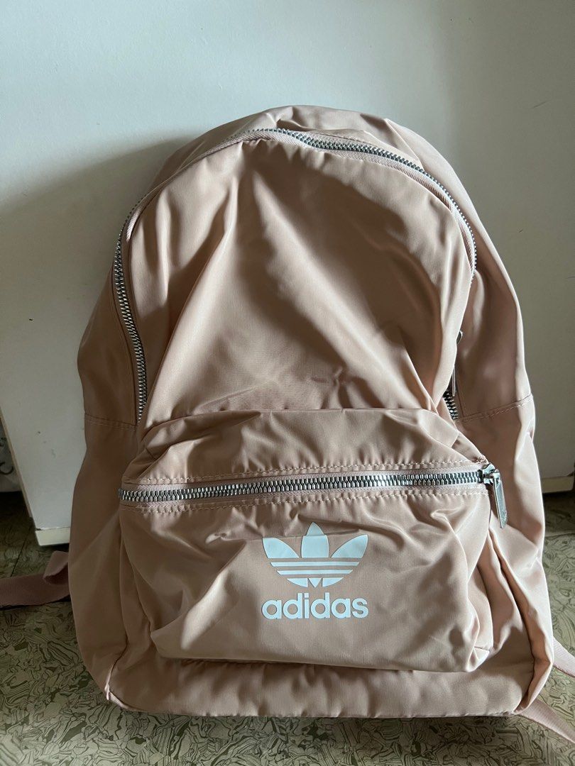 Adidas light pink Backpack, Women's Fashion, Bags & Wallets, Backpacks ...
