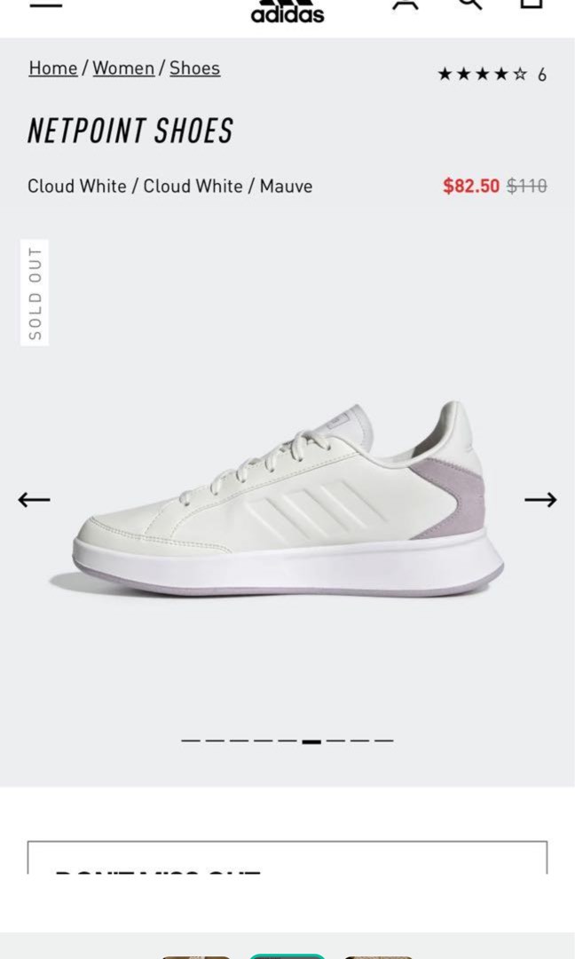 Adidas netpoint sneakers, Women's Fashion, Footwear, Sneakers on Carousell