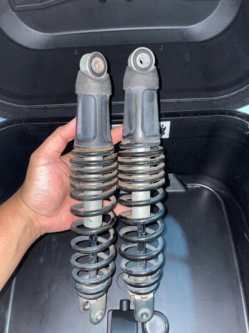Aerox stock suspension, Motorcycles, Motorcycle Accessories on Carousell