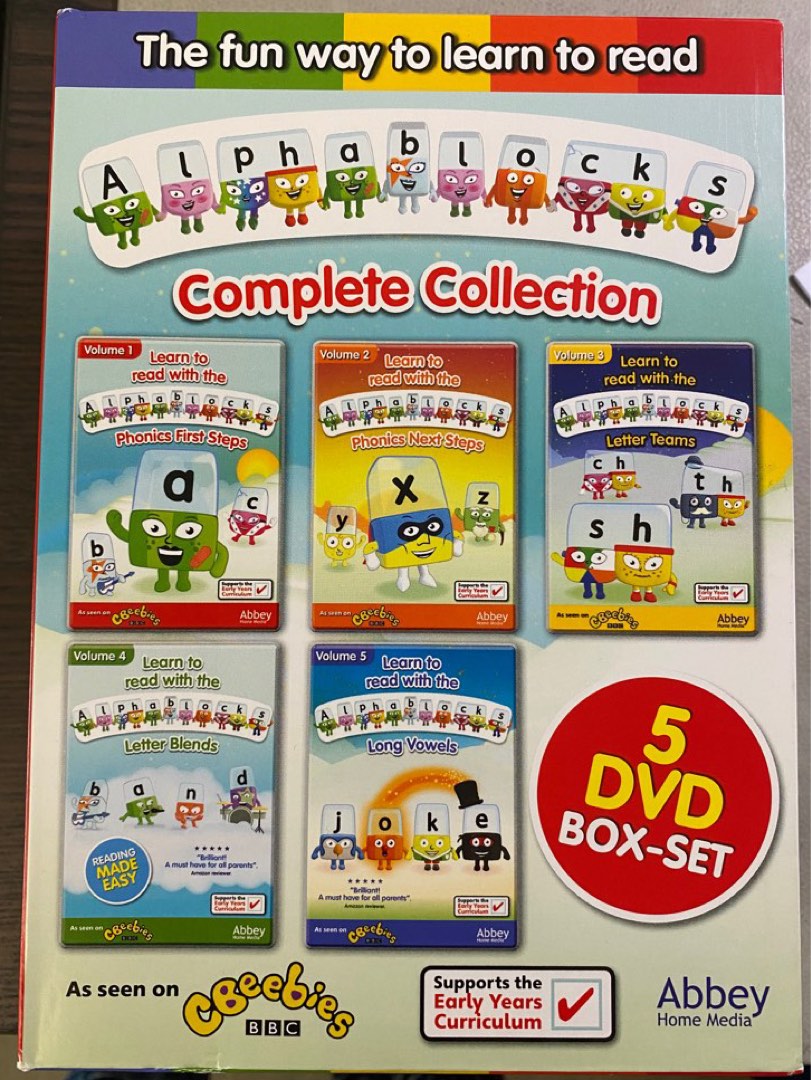 Alphablocks, 興趣及遊戲, 音樂樂器 & 配件, 音樂與媒體 - CD 及 DVD - Carousell