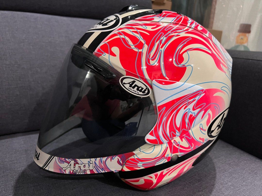 ARAI RAM 3 RIPTIDE PINK (59/60cm), Motorcycles, Motorcycle Apparel on ...