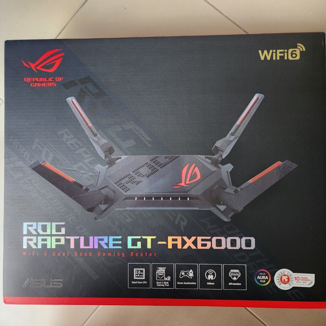 Asus Rog Rapture Gt Ax Computers Tech Parts Accessories Networking On Carousell