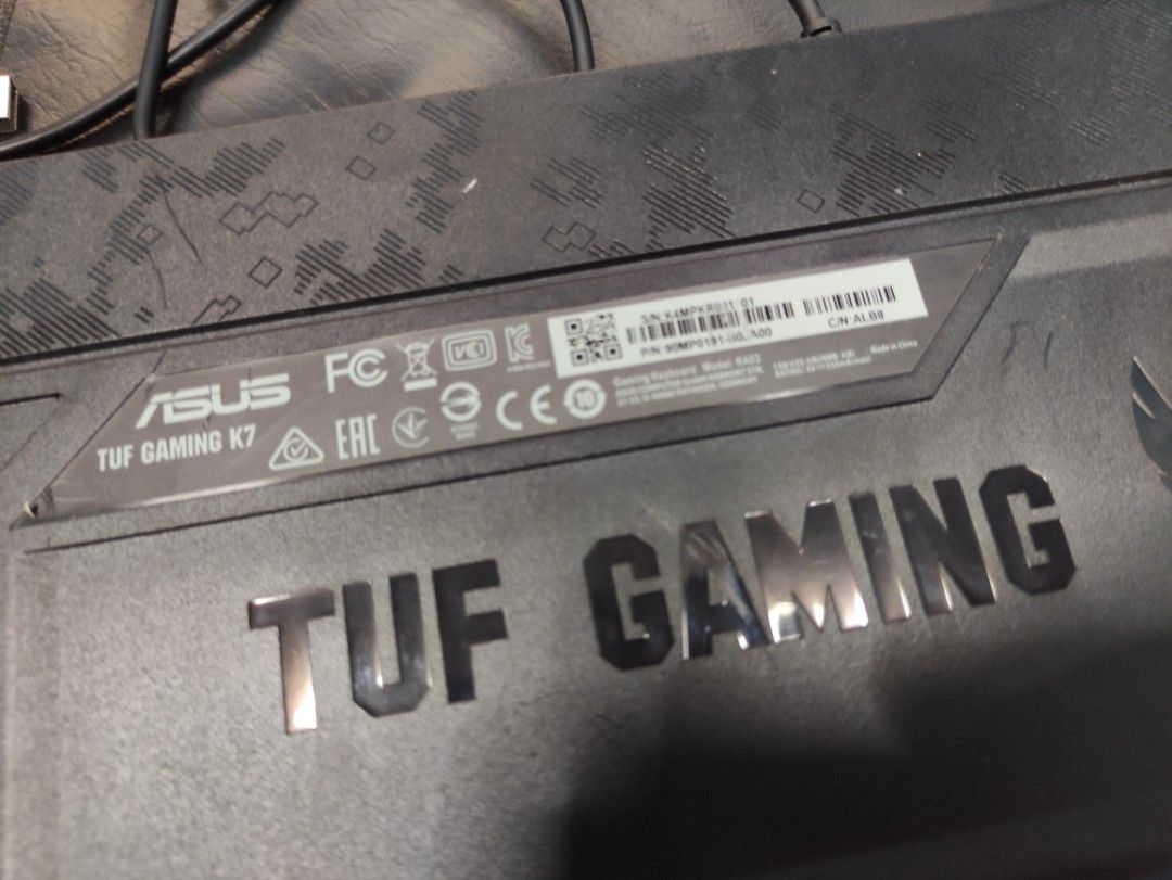 ASUS TUF GAMING K7 KEYBOARD, Computers & Tech, Parts & Accessories ...