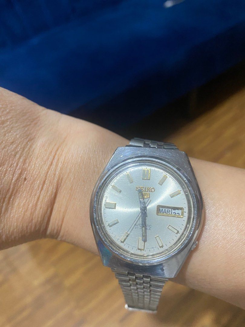 Authentic Seiko 5 Automatic Mens Watch 21 Jewels, Men's Fashion ...