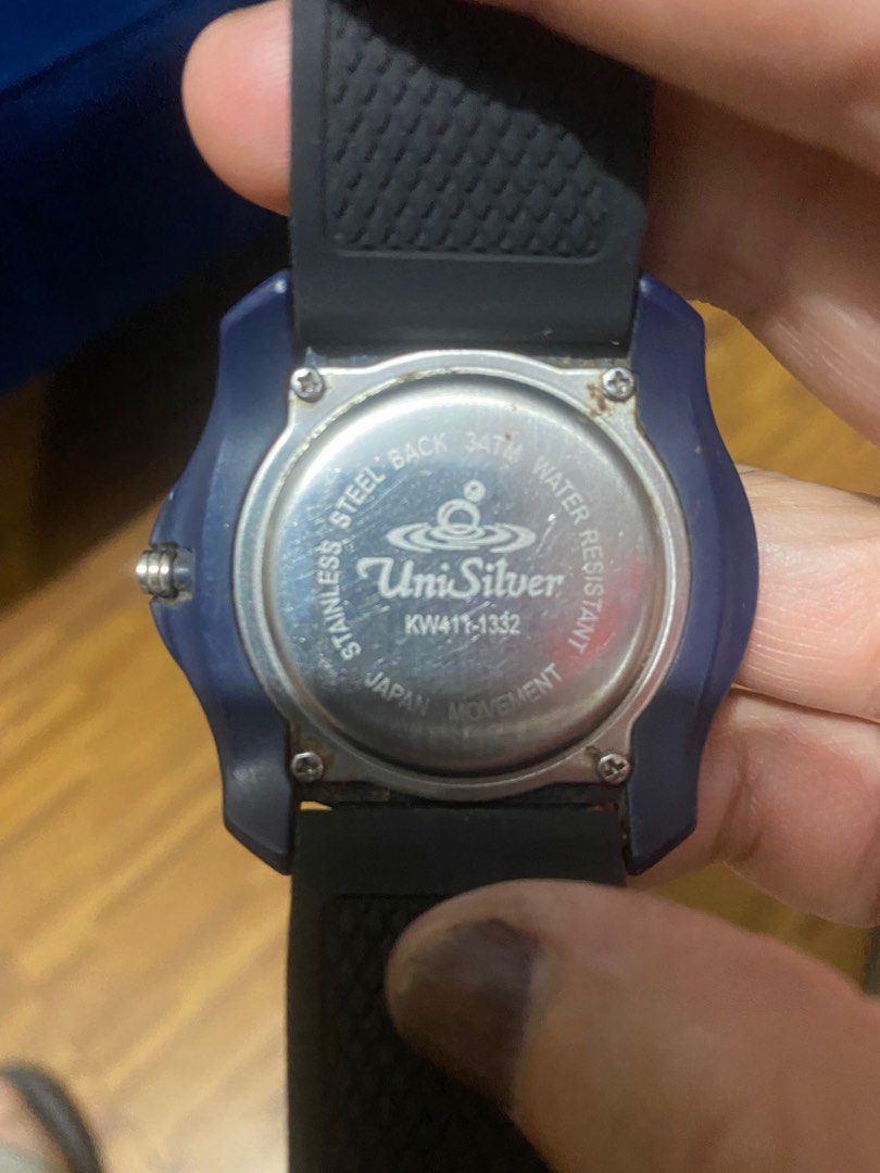 Authentic UniSilver Japan Mens Watch 30M, Men's Fashion, Watches ...