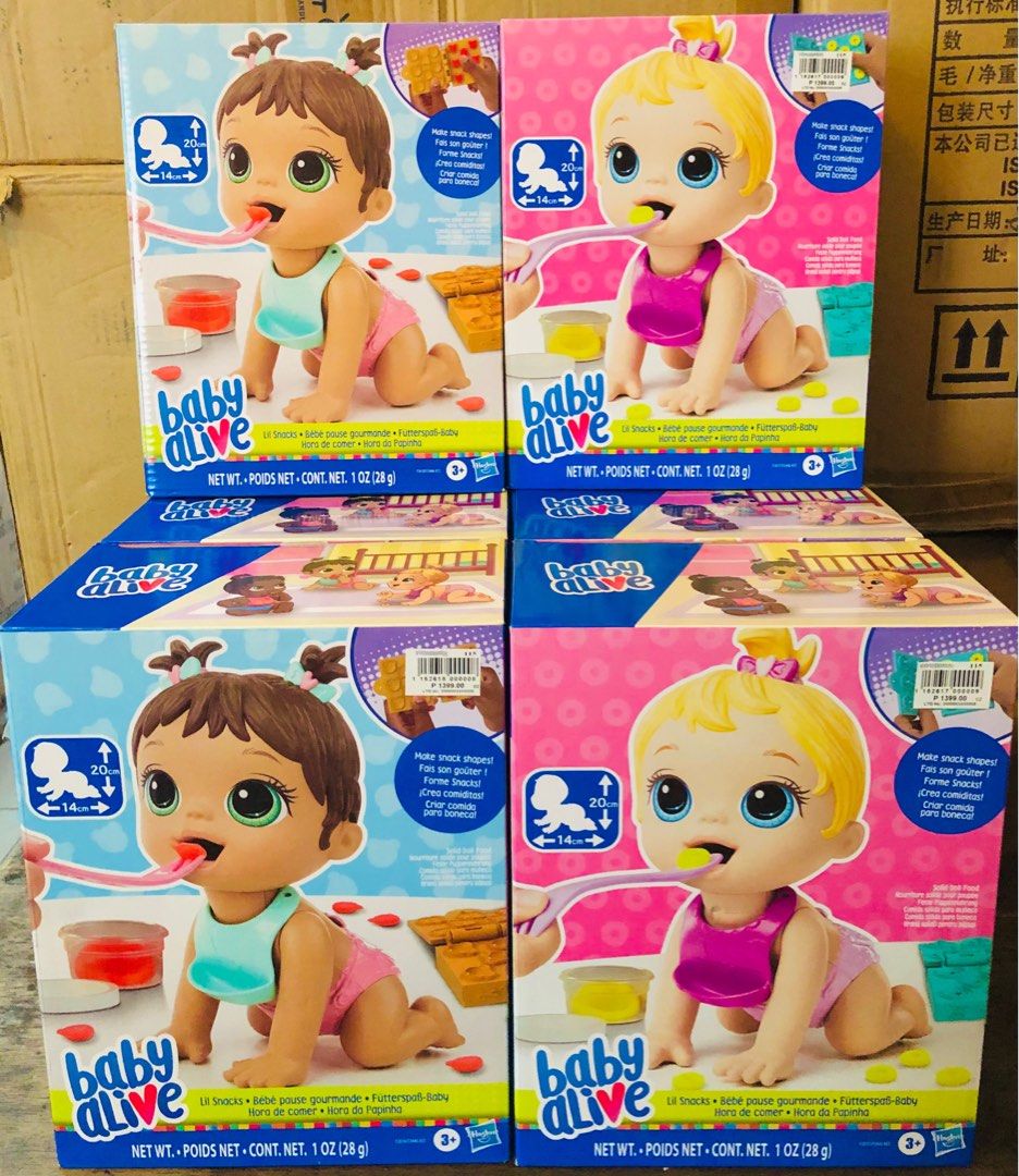 Baby Alive Lil Snacks Doll, Hobbies & Toys, Toys & Games on Carousell