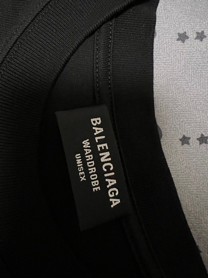 Balenciaga logo tee, Men's Fashion, Tops & Sets, Tshirts & Polo Shirts on Carousell
