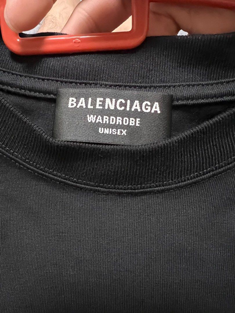 Balenciaga Logo Tee, Men's Fashion, Tops & Sets, Tshirts & Polo Shirts on Carousell