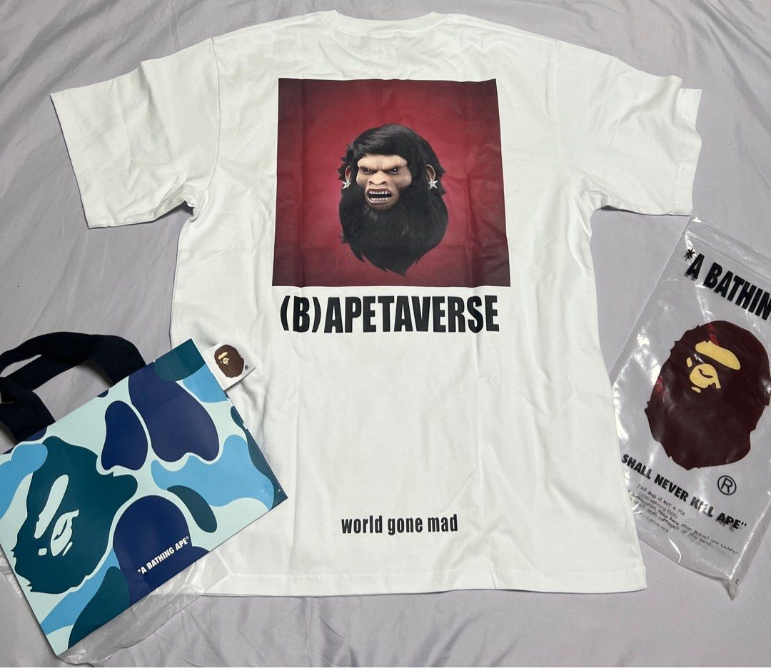 Bape x nft tee, Men's Fashion, Tops & Sets, Tshirts & Polo Shirts on ...
