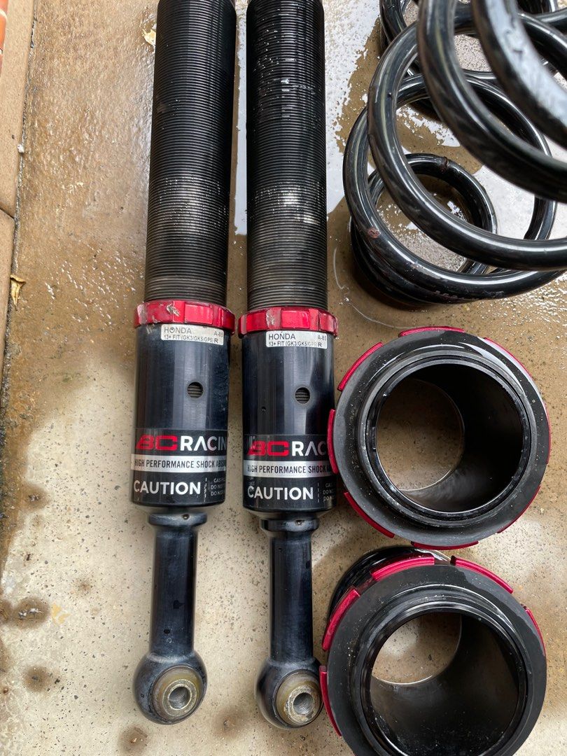 BC racing adjustable for Jazz GK5, Auto Accessories on Carousell