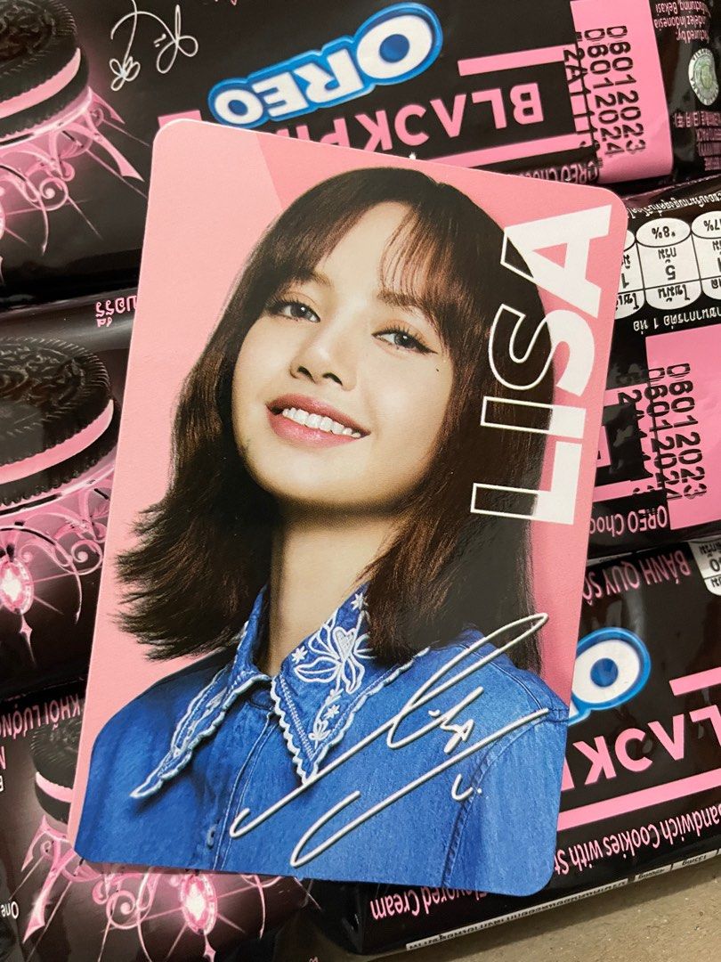 Blackpink Oreo Lisa Photocard, Hobbies & Toys, Memorabilia ...