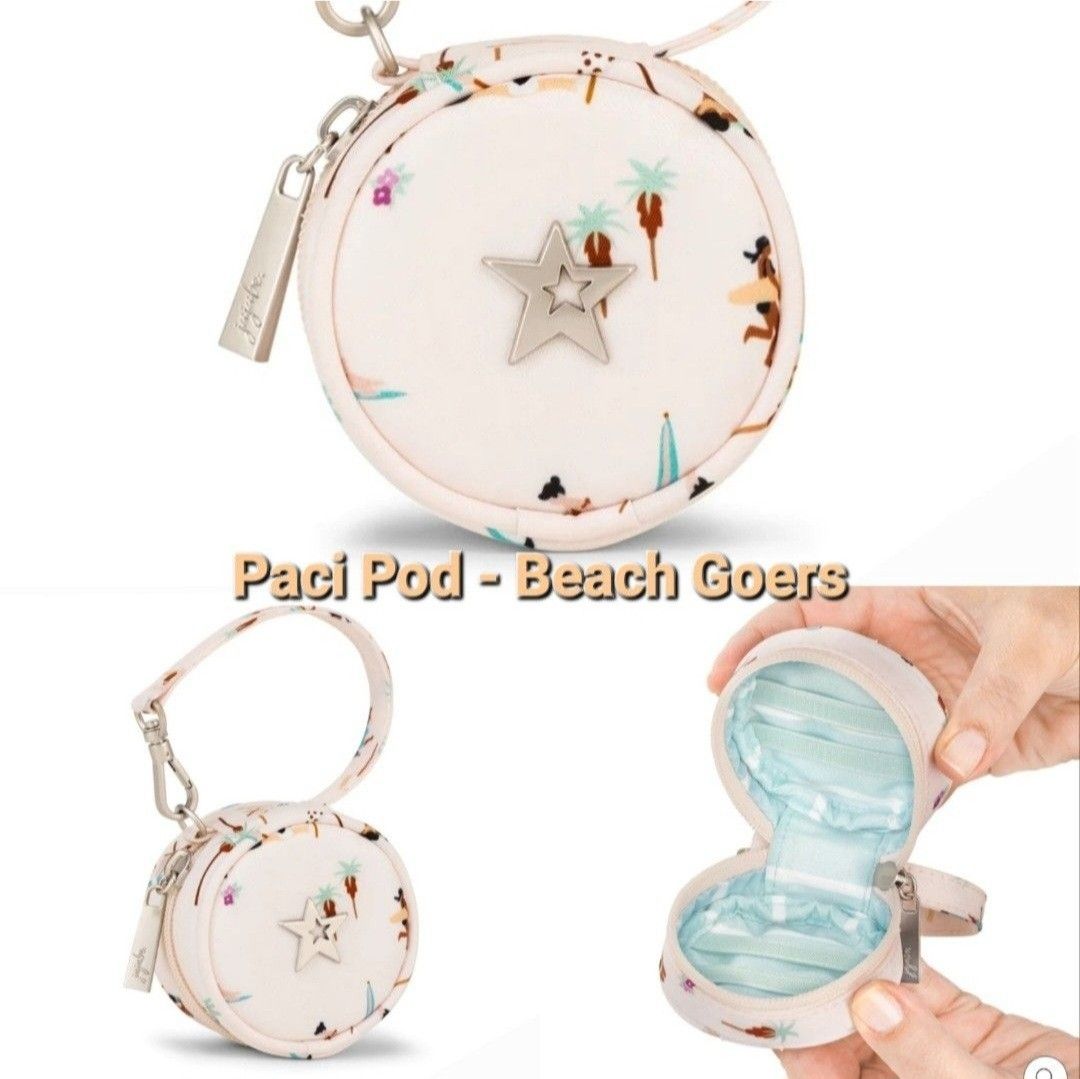 BNIB Jujube Paci Pod - Beach Goers / Sea Fog / Eco Pod - Mushroom Motif / Black, Babies & Kids ...