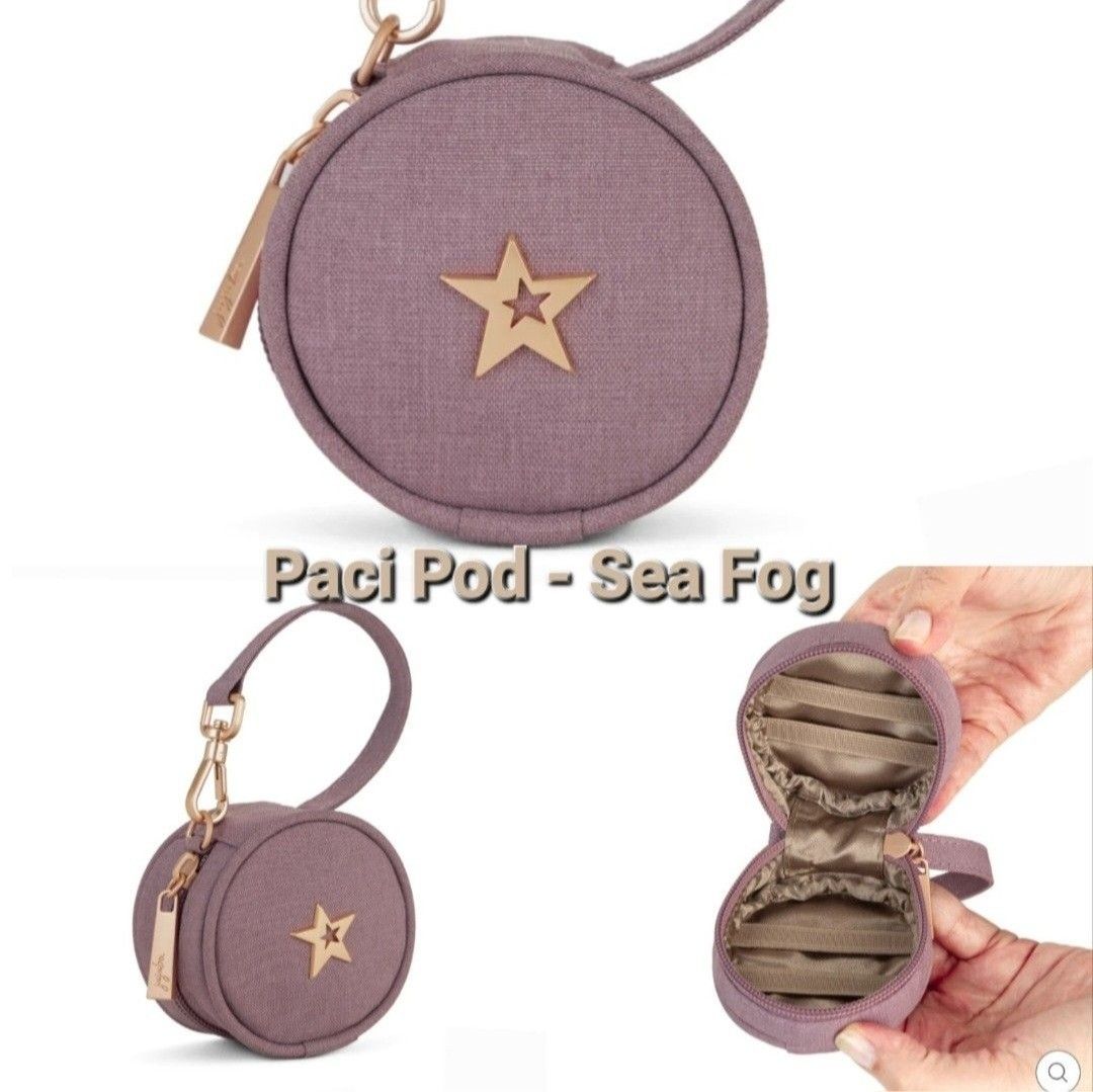 BNIB Jujube Paci Pod - Beach Goers / Sea Fog / Eco Pod - Mushroom Motif ...
