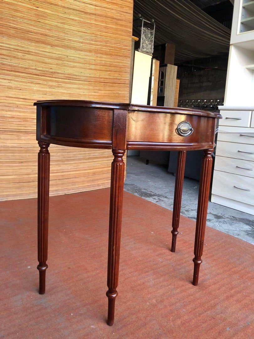 Bombay Co vintage halfmoon console table 32L x 16W x 30H inches ...