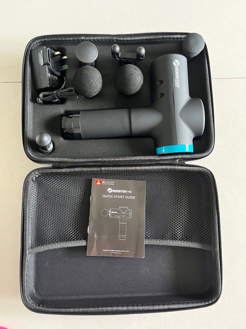 Booster Massage Gun M2, Health & Nutrition, Massage Devices on Carousell