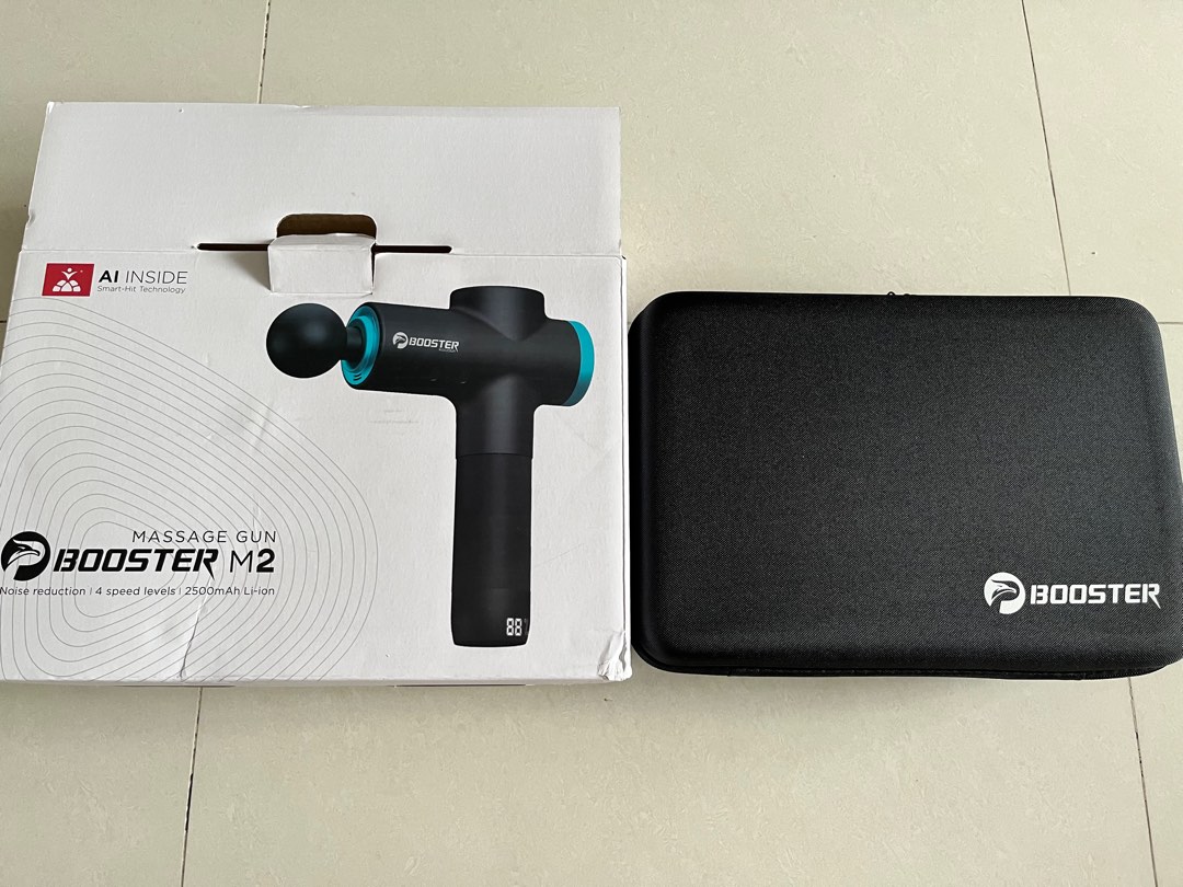 Booster Massage Gun M2, Health & Nutrition, Massage Devices on Carousell