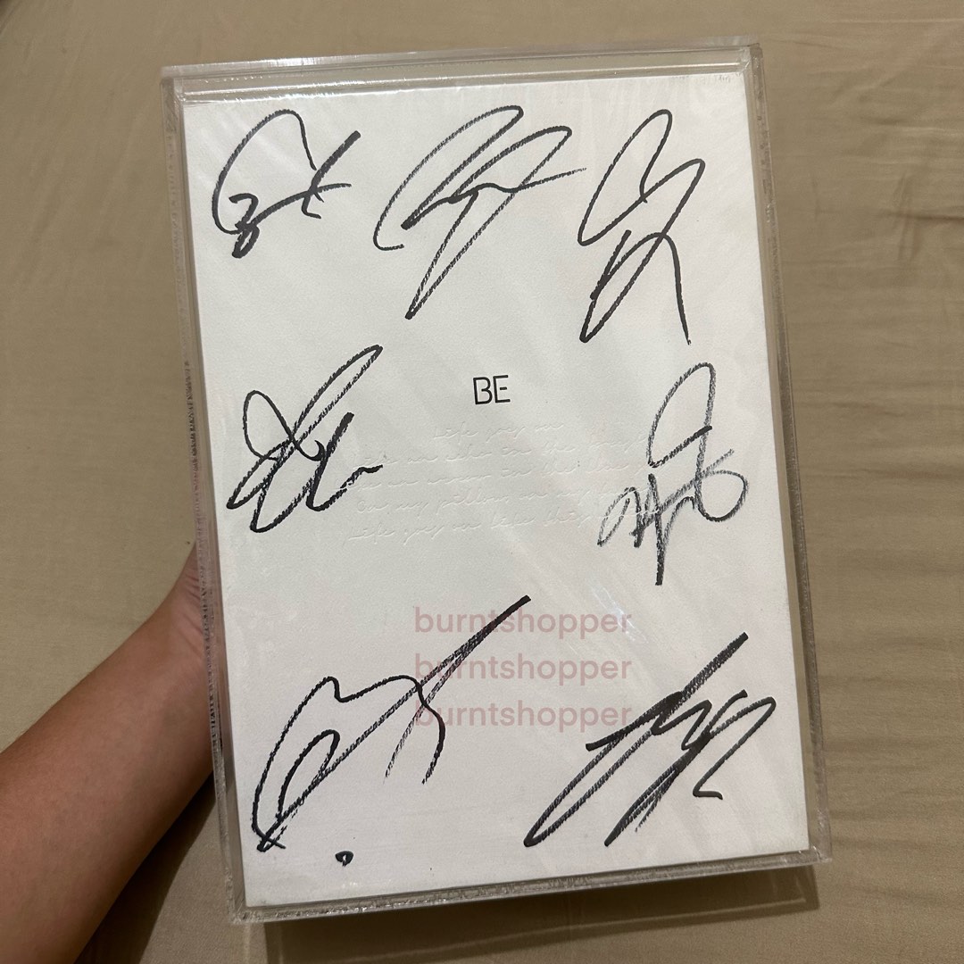 BTS - BE Deluxe Signed Album, Hobbies & Toys, Memorabilia ...