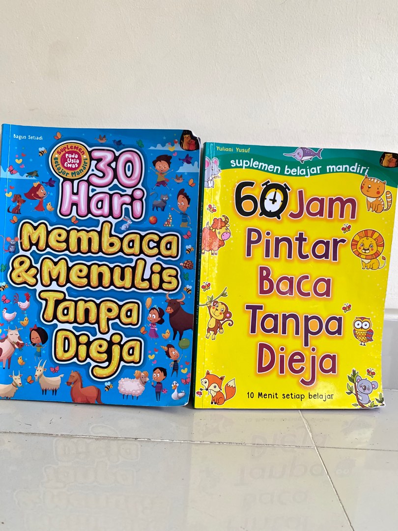 Buku 60 jam pintar baca tanpa dieja, Buku & Alat Tulis, Buku Anak-Anak ... Buku 60 jam pintar baca tanpa dieja, Buku & Alat Tulis, Buku Anak-Anak ...