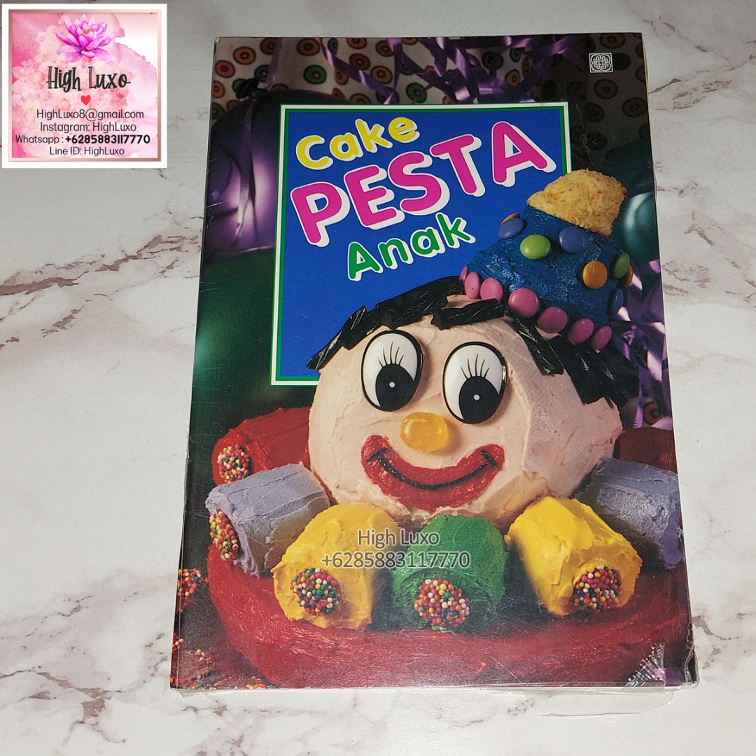 Buku Resep Recipe Cake Pesta Anak Periplus Easy Cakes Cookbook Buku ...