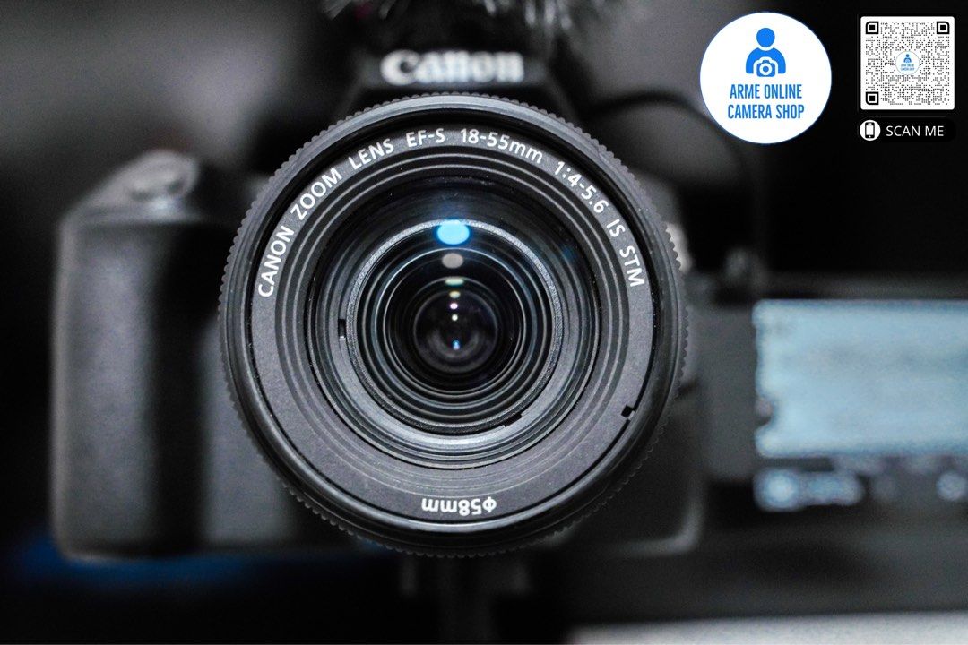 Canon 200D Mark II 4K Ultra HD DSLR Camera Complete Boxed and Vlogging ...