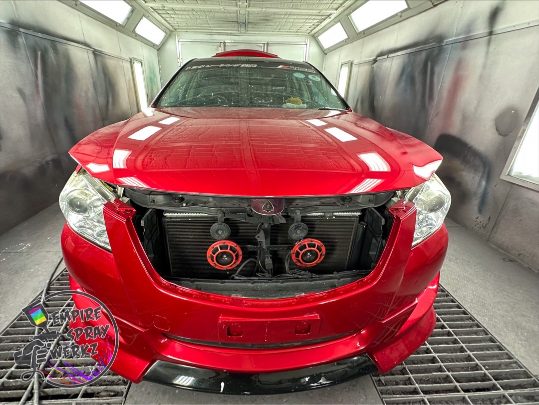 Car Spray Painting - Aikka Candy Series Candy Red AK4401, Car ...