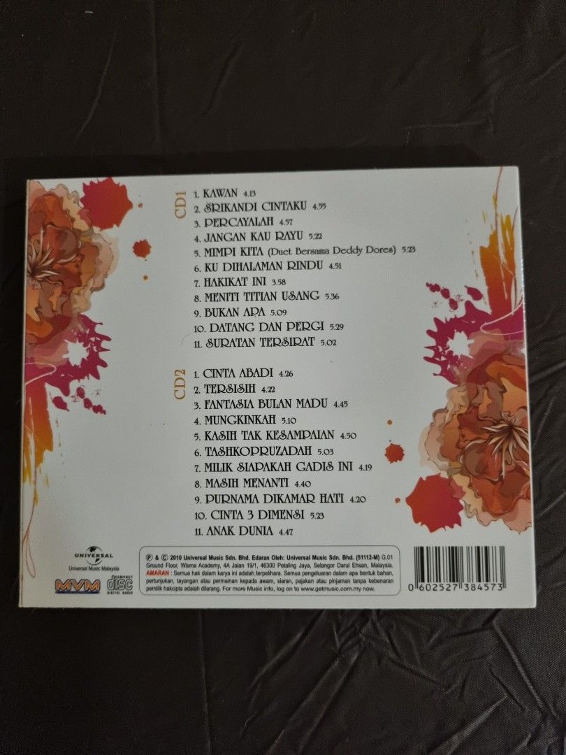 CD Ruhil Amani Memori Hit 2CD, Hobbies & Toys, Music & Media, CDs & DVDs on Carousell