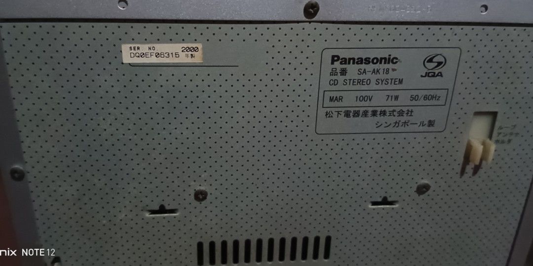 CD,Stereo system panasonic, Audio, Soundbars, Speakers & Amplifiers on ...