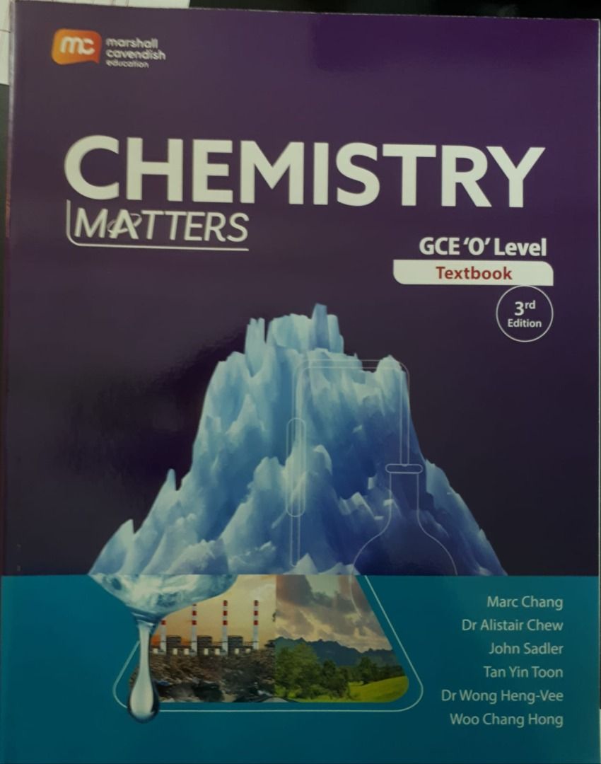 Chemistry Matters GCE O'Level TextBook, Hobbies & Toys, Books ...