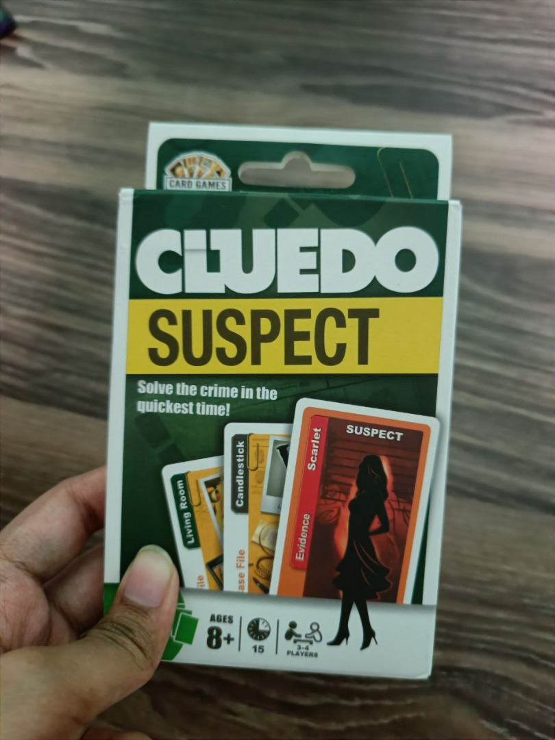 Cluedo Suspect Card Game, Hobbies & Toys, Toys & Games on Carousell
