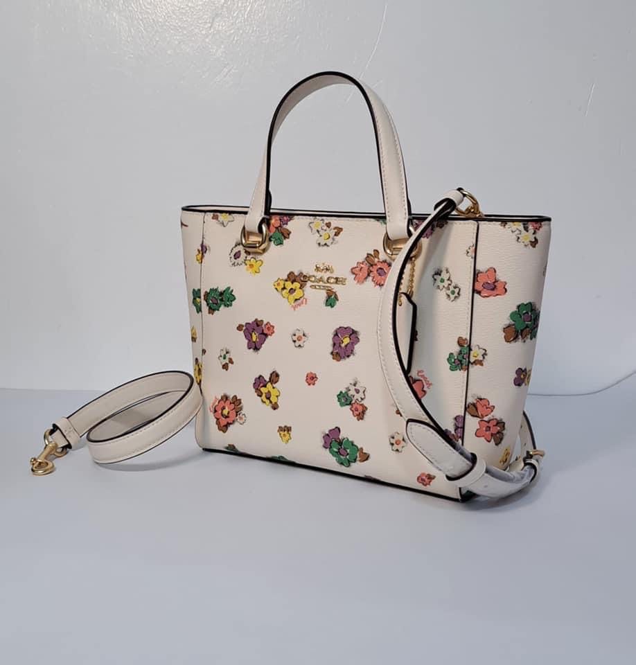 Coach alice floral satchel Original, Luxury, Bags & Wallets on Carousell