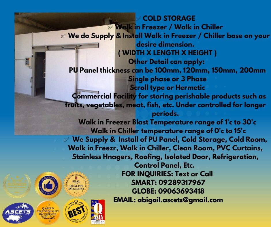 cold storage, Commercial & Industrial, Industrial Equipment on Carousell