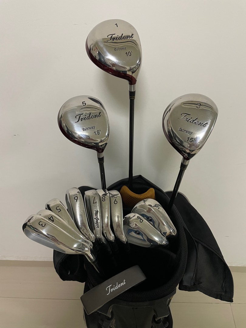 Complete Golf Set +Woods 1/3/5+Putter+ Golf Bag, Sports Equipment ...