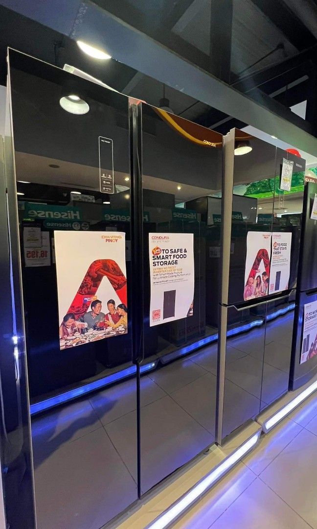 Condura Side by Side Refrigerator No frost Inverter type, TV & Home ...