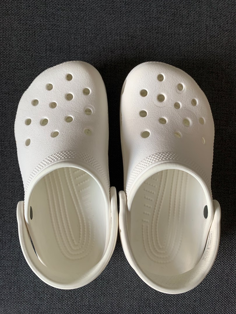 Crocs classic white clogs for kids size J1, Babies & Kids, Babies & Kids Fashion on Carousell