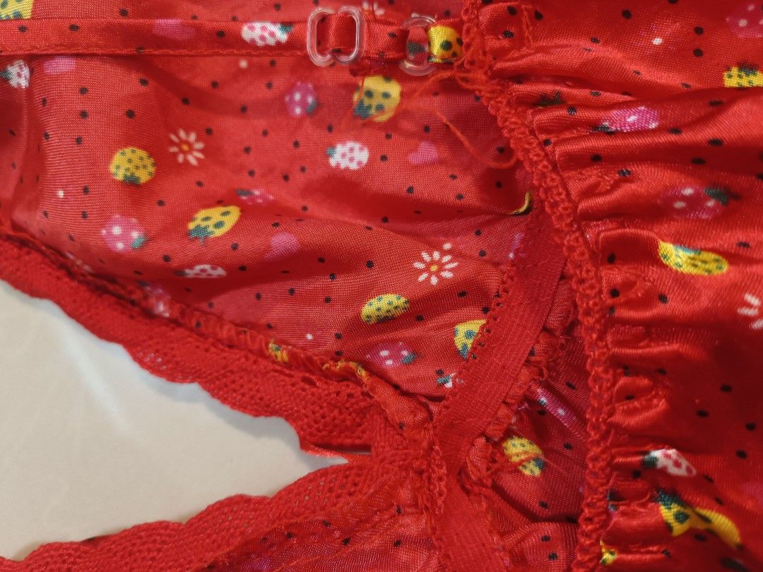 Cutie Strawberry Lingerie, Women's Fashion, New Undergarments ...